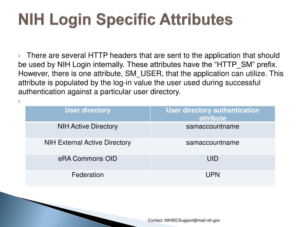 PPT - NIH Login PowerPoint Presentation, free download - ID:4424674