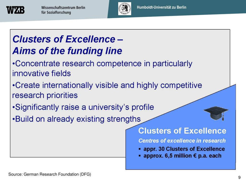 PPT - Centers of Excellence in German Universities Bratislava, 5 March ...