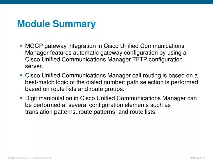 PPT - Module Summary PowerPoint Presentation, free download - ID:4425466