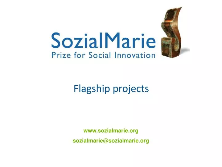 PPT - Flagship projects PowerPoint Presentation, free download - ID:4425523