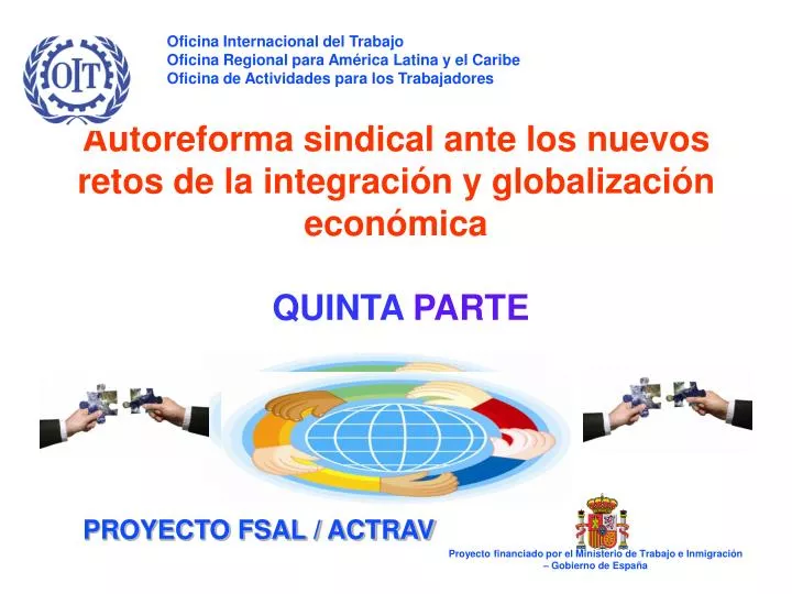 PPT - PROYECTO FSAL / ACTRAV PowerPoint Presentation, free download ...