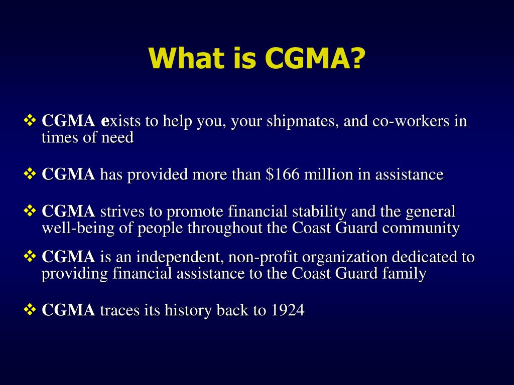 PPT - Coast Guard Mutual Assistance 2013 Fundraising Campaign ...