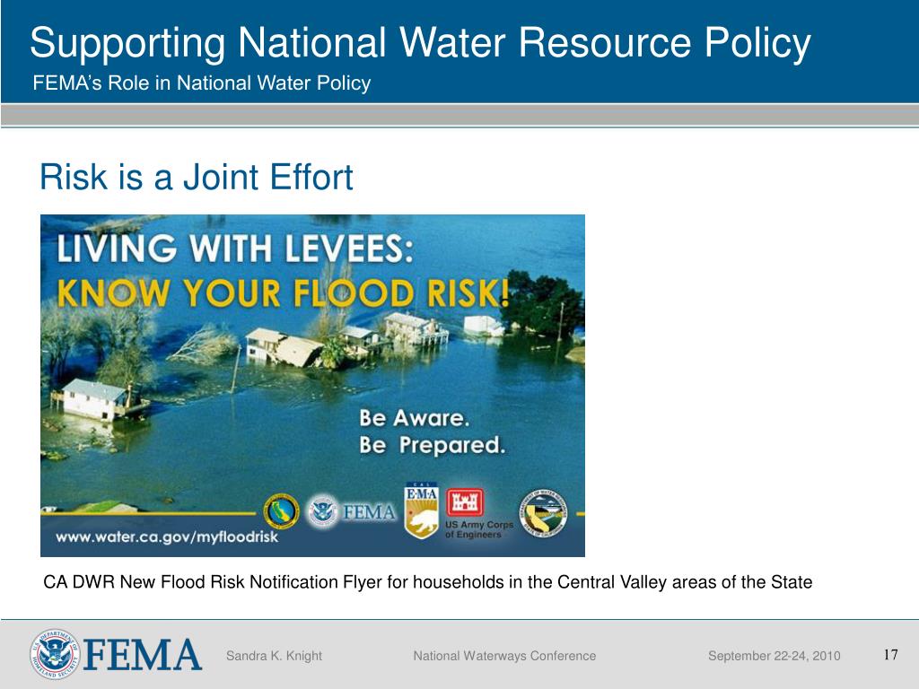 PPT - FEMA’s Role in National Water Policy PowerPoint Presentation ...