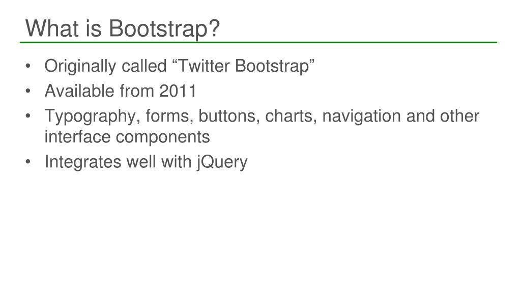 Ppt Integrating Spring Mvc With Jquery And Bootstrap Powerpoint Presentation Id4427568