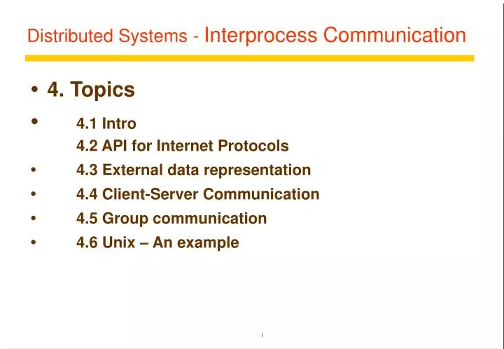 PPT - Distributed Systems - Interprocess Communication PowerPoint ... PPT - Distributed Systems - Interprocess Communication PowerPoint ...