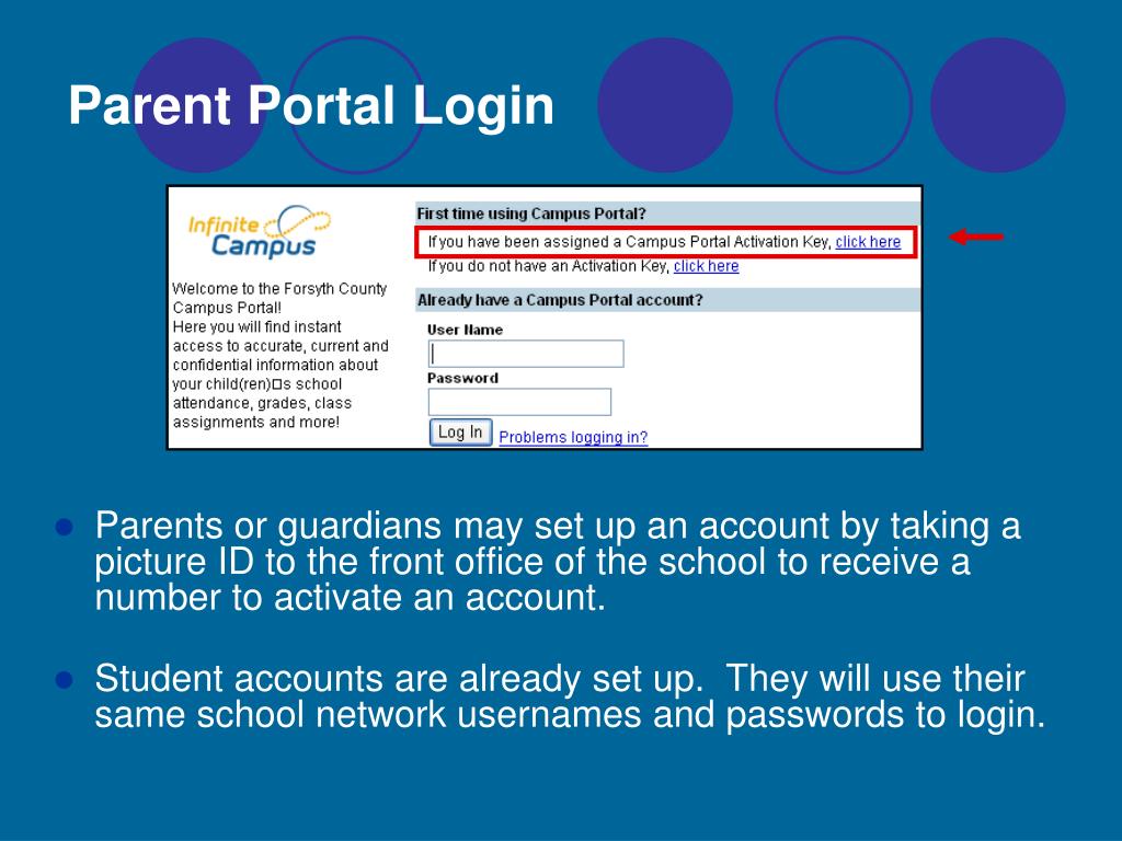PPT - Accessing Parent Portal PowerPoint Presentation, free download ...
