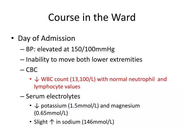 PPT - Course in the Ward PowerPoint Presentation, free download - ID ...