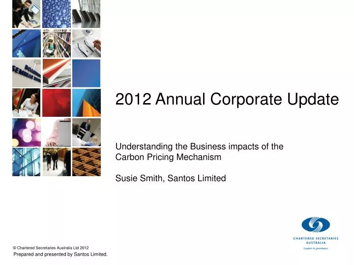 PPT - 2012 Annual Corporate Update PowerPoint Presentation, free ...
