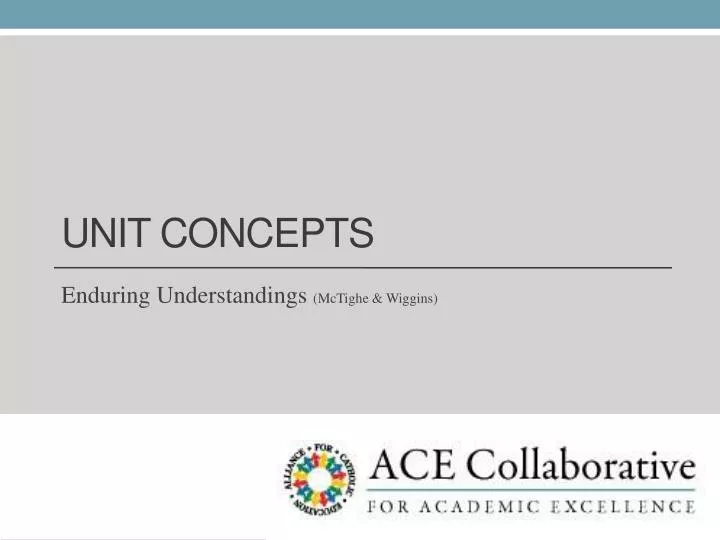 PPT - UNIT CONCEPTS PowerPoint Presentation, free download - ID:4430709