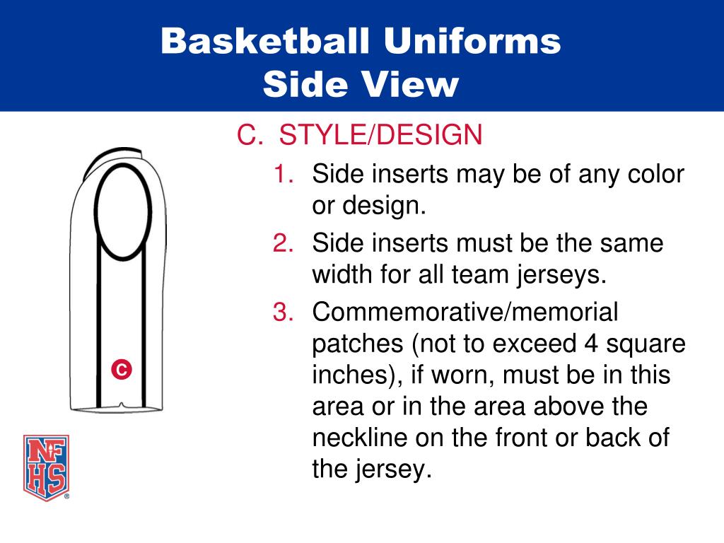 PPT - NFHS Basketball Legal Uniforms PowerPoint Presentation, free ...