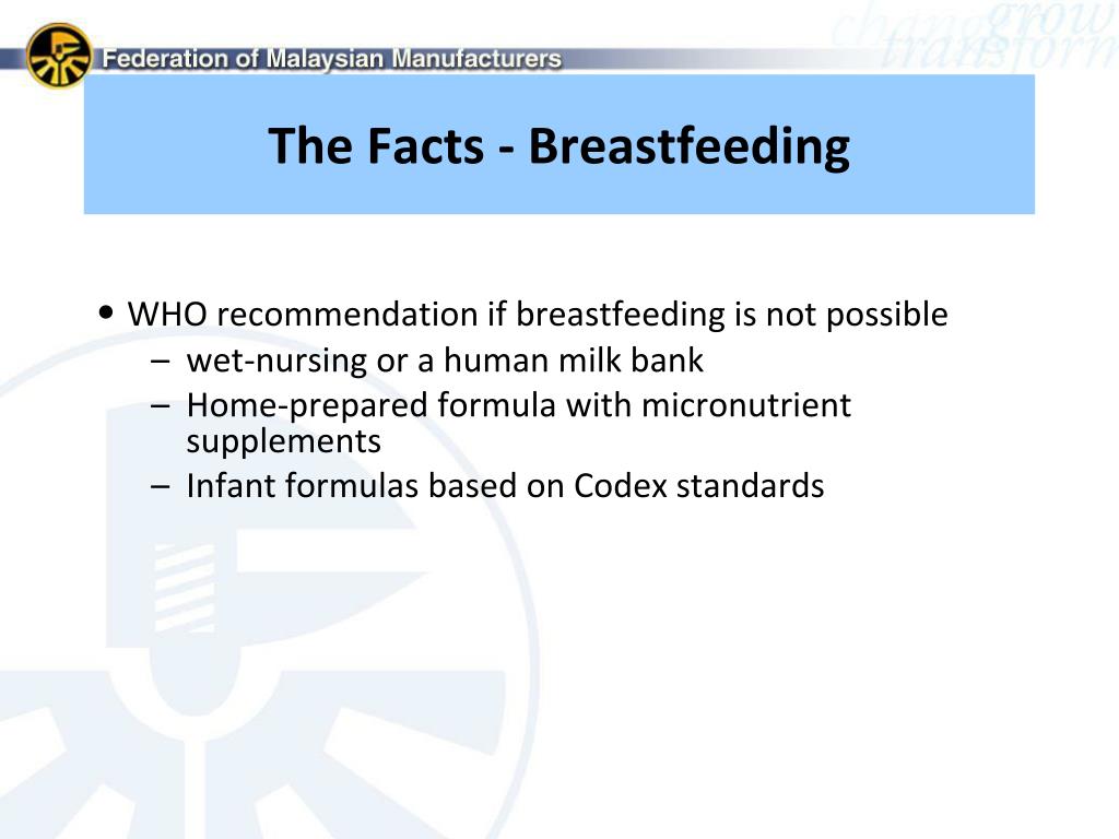 Ppt The Facts Breastfeeding Powerpoint Presentation Free Download