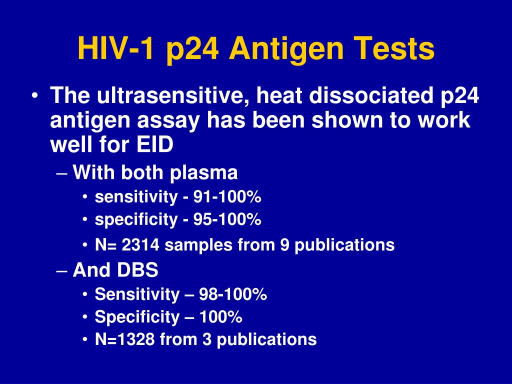 PPT - Early Infant Diagnosis: Current Tools and Prospects of Point of ...