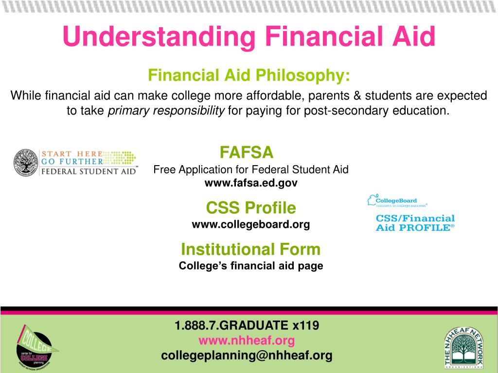 PPT - College Costs, Financial Aid & Savings Options for Parents of ...
