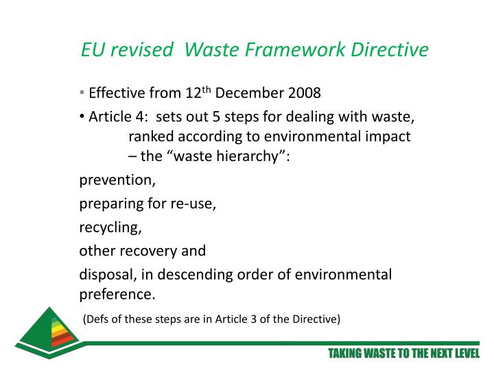 PPT - “The Hierarchy of Waste” PowerPoint Presentation - ID:4435918