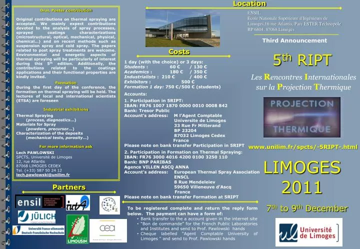 PPT - Oral, Poster contribution PowerPoint Presentation, free download ...