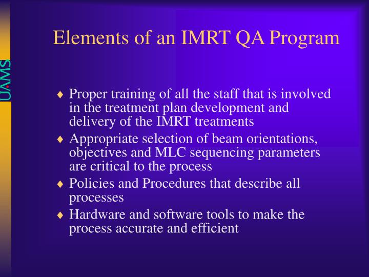 PPT - IMRT Quality Assurance With Varian Machines PowerPoint Presentation - ID:4437550