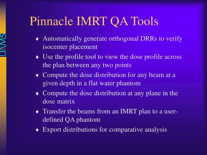 PPT - IMRT Quality Assurance With Varian Machines PowerPoint Presentation - ID:4437550