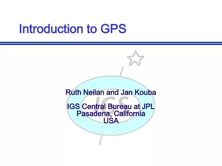 PPT - Introduction to GPS PowerPoint Presentation, free download - ID ...