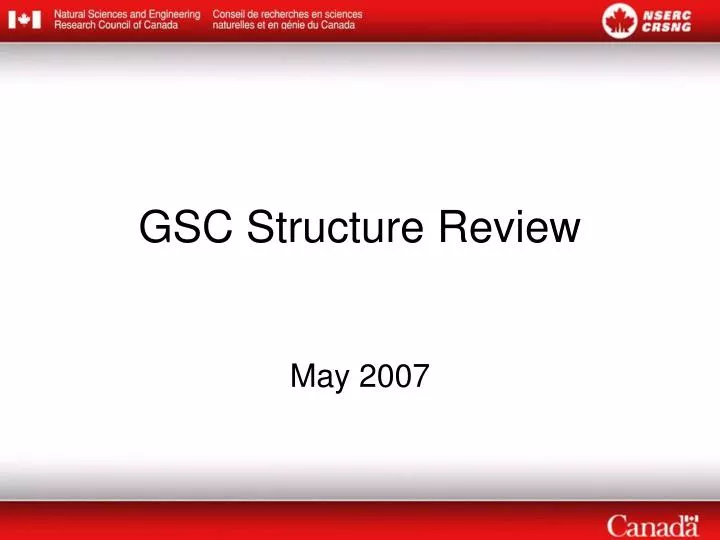 PPT - GSC Structure Review PowerPoint Presentation, free download - ID ...
