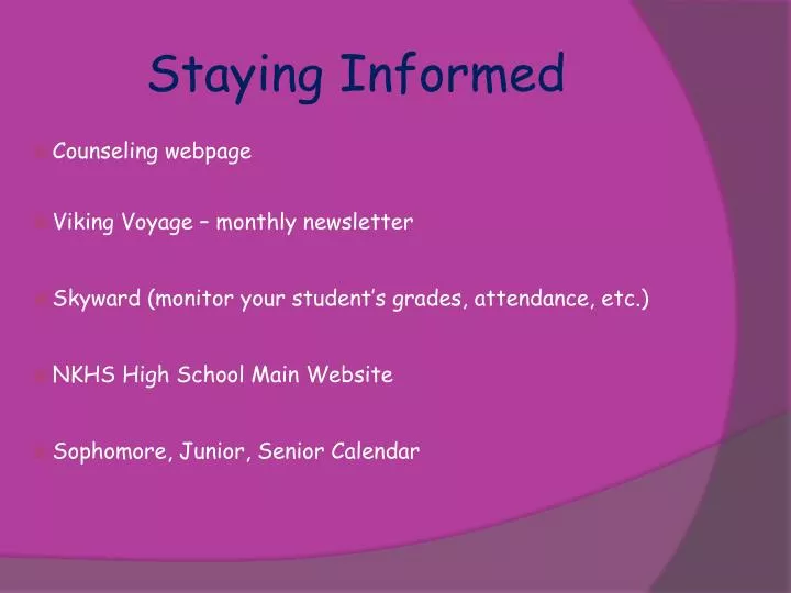 PPT - Staying Informed PowerPoint Presentation, free download - ID:4441585