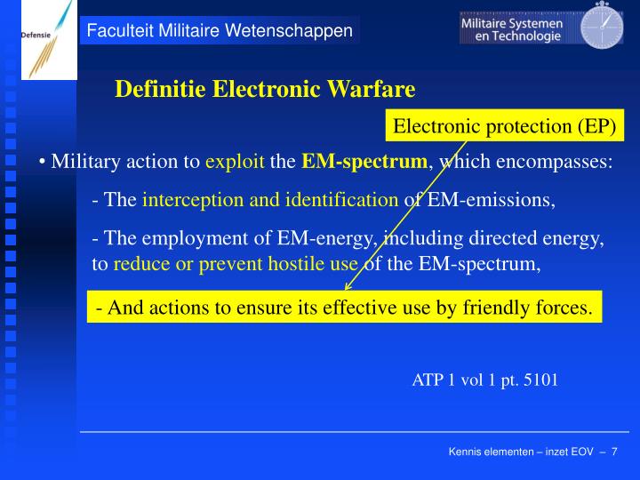 PPT - Information Operations Electronic Warfare (EW) lecture 4 ...