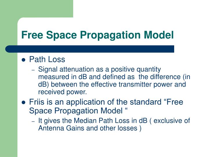 PPT - Mobile Radio Propagation - Large Scale Path Loss PowerPoint ...