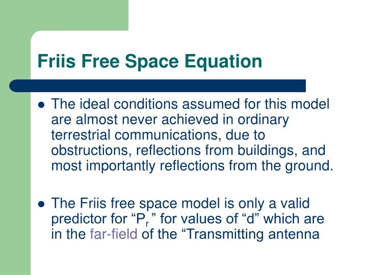 PPT - Mobile Radio Propagation - Large Scale Path Loss PowerPoint ...