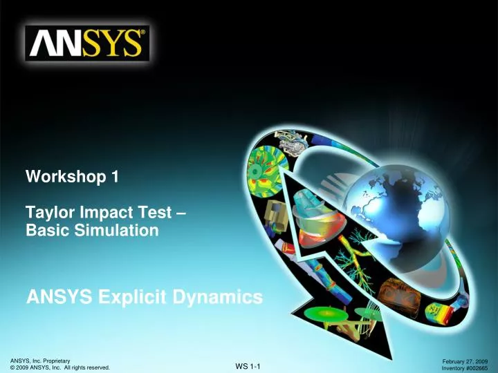 PPT - Workshop 1 Taylor Impact Test – Basic Simulation PowerPoint ...