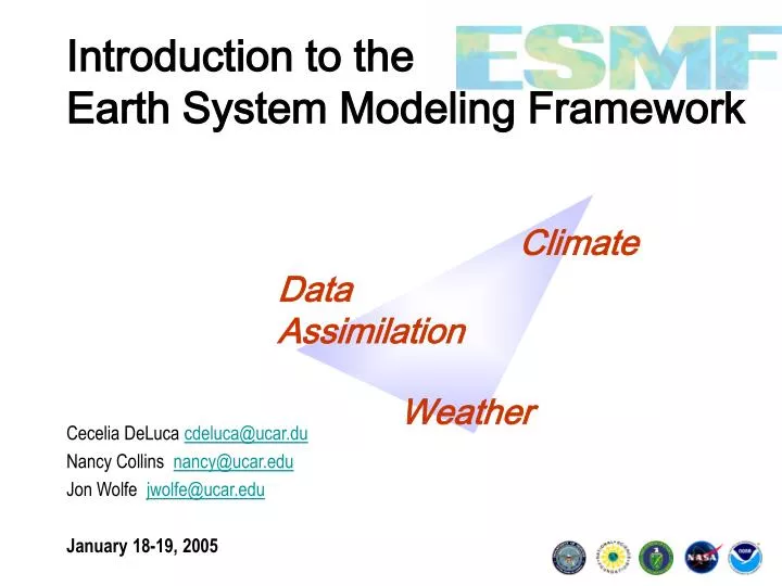 PPT - Introduction to the Earth System Modeling Framework PowerPoint Presentation - ID:4444253
