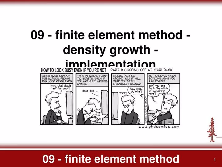 PPT - 09 - finite element method PowerPoint Presentation, free download ...