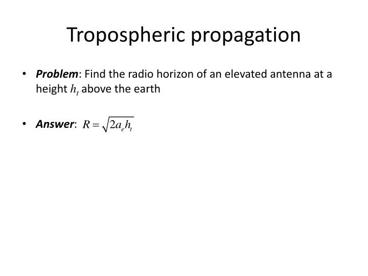 PPT - Radiowave Propagation PowerPoint Presentation - ID:4444406
