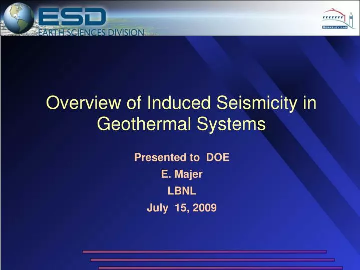 PPT - Overview of Induced Seismicity in Geothermal Systems PowerPoint ... PPT - Overview of Induced Seismicity in Geothermal Systems PowerPoint ...