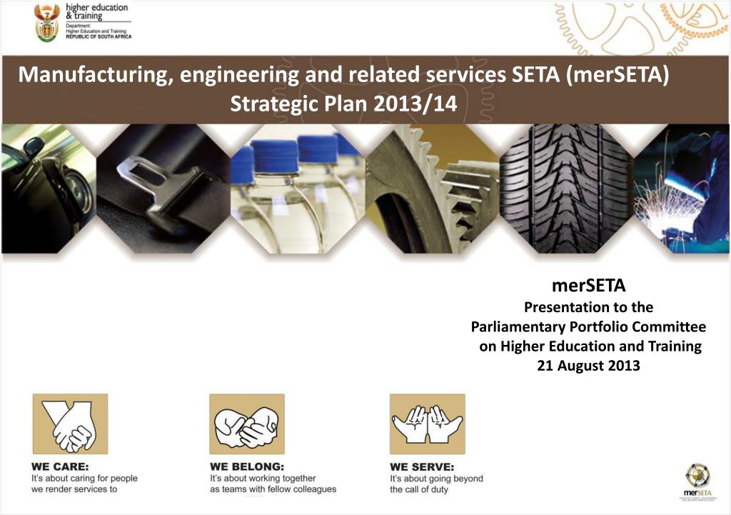PPT - Manufacturing, engineering and related services SETA (merSETA ...