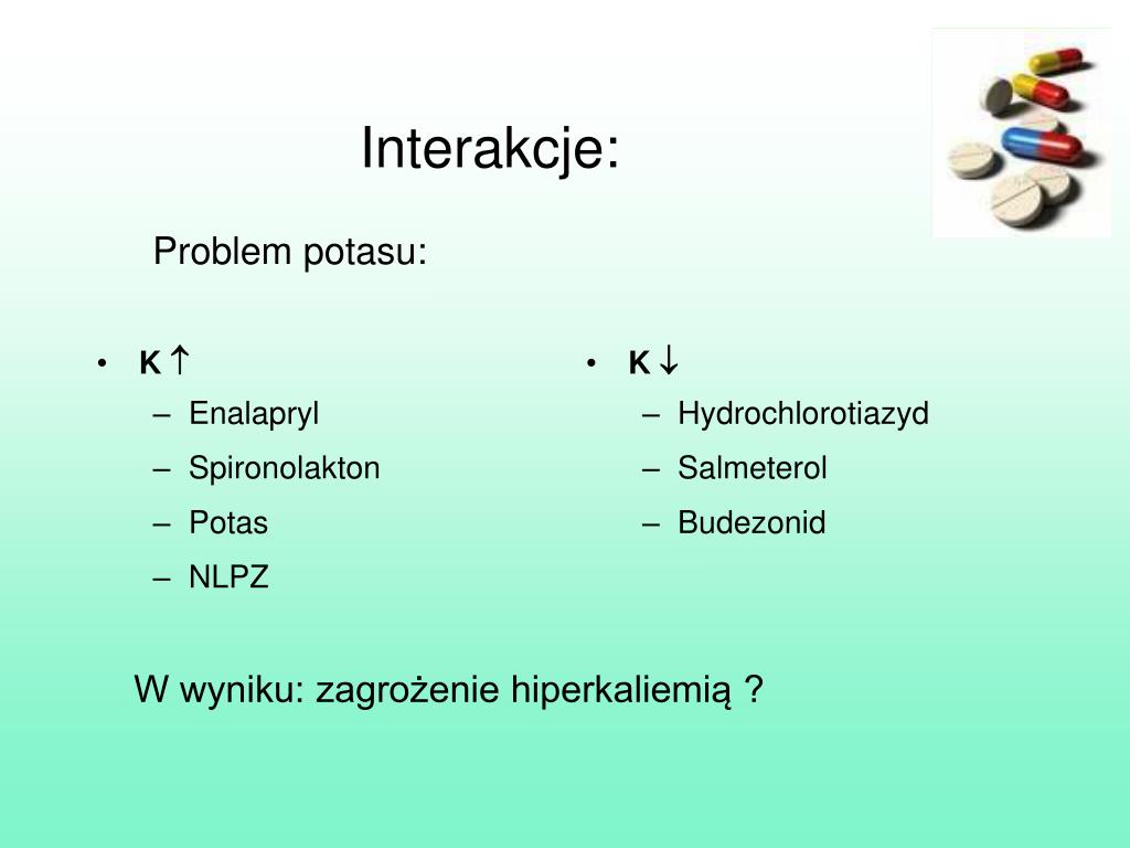 PPT - Interakcje leków – częstość, istotność kliniczna, zapobieganie ...