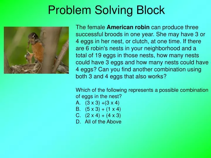 PPT - Problem Solving Block PowerPoint Presentation, free download - ID ...