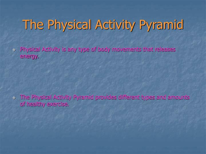 PPT - The Physical Activity Pyramid PowerPoint Presentation - ID:4445027