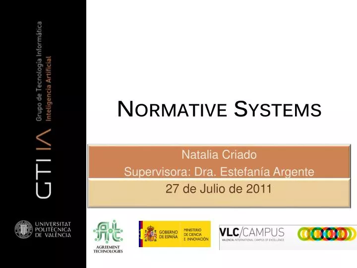 PPT - Normative Systems PowerPoint Presentation, free download - ID:4445111