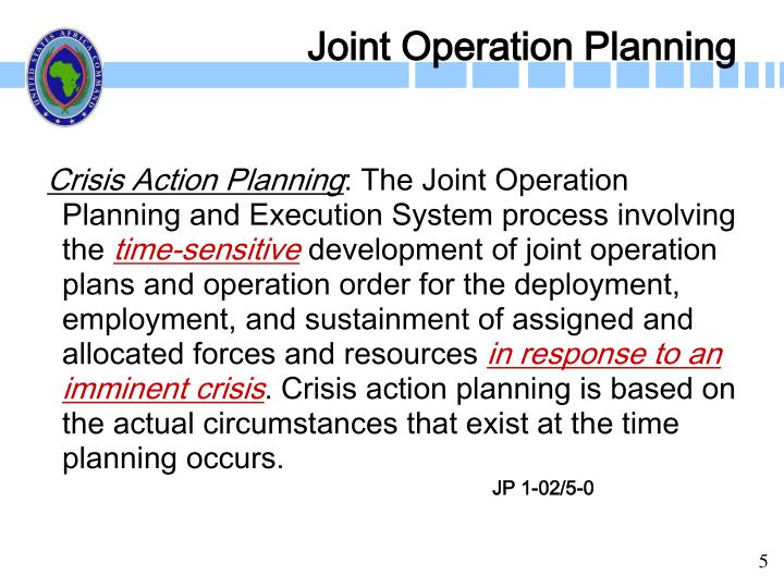 PPT - Crisis Action Planning Situational Awareness PowerPoint ...
