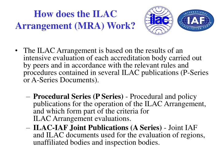 PPT - What is ILAC ? International Laboratory Accreditation Cooperation ...