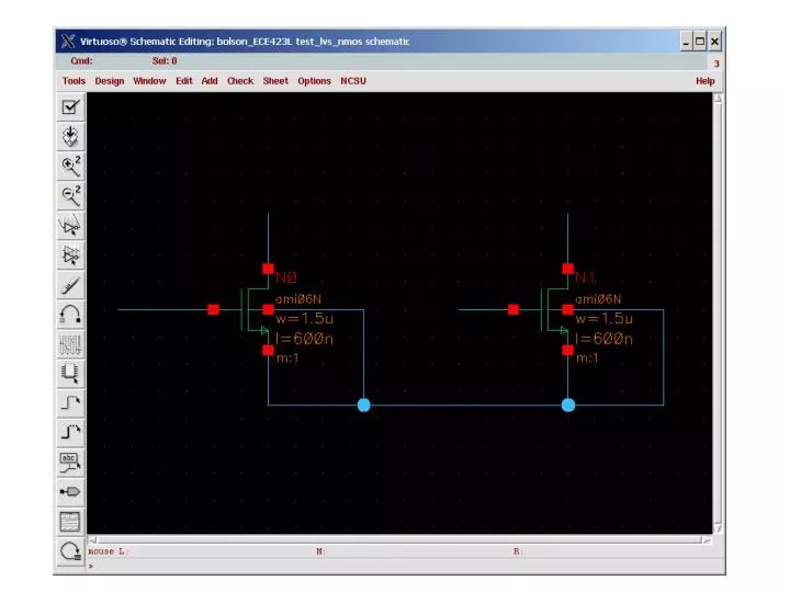 PPT - The body for the NMOS is the derived layer “pBulk”. pBulk is ...