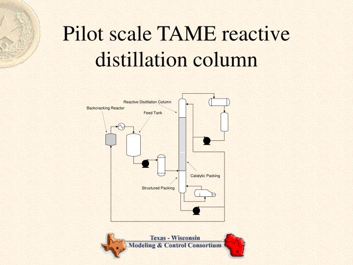 Ppt Dynamic Modeling And Model Predictive Control For Packed Reactive Distillation Processes