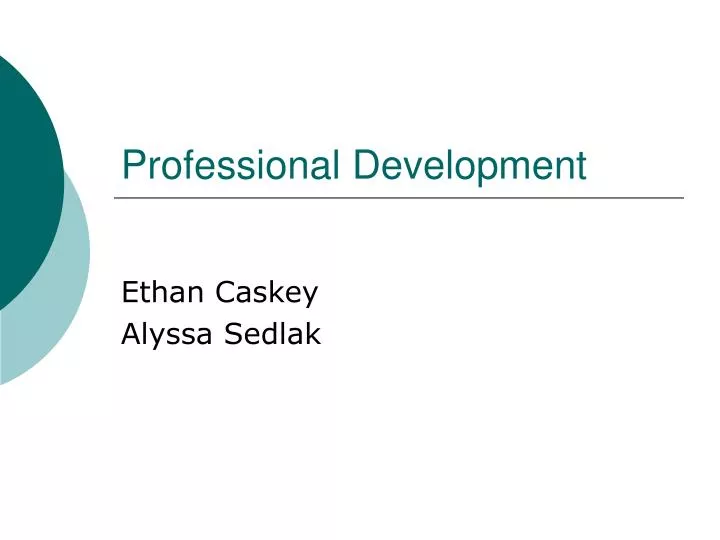 PPT - Professional Development PowerPoint Presentation, free download ...