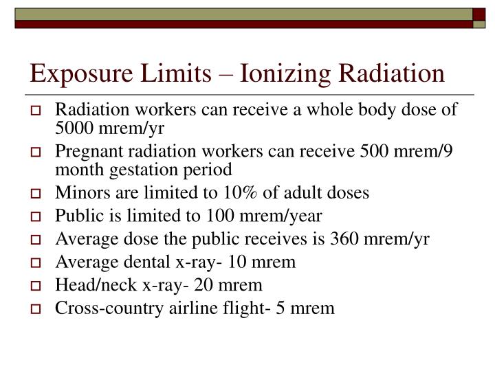 PPT - Ionizing and Non-Ionizing Radiation Awareness CHEM 605 Fall 2006 ...