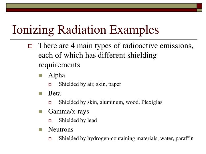 PPT - Ionizing and Non-Ionizing Radiation Awareness CHEM 605 Fall 2006 ...
