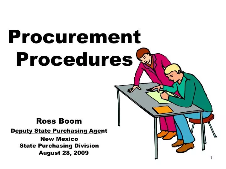 PPT - Procurement Procedures PowerPoint Presentation, free download ...