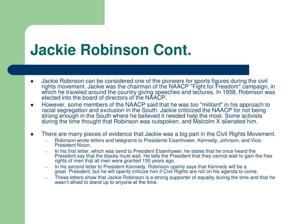 PPT - Sports During the Civil Rights Movement PowerPoint Presentation ...