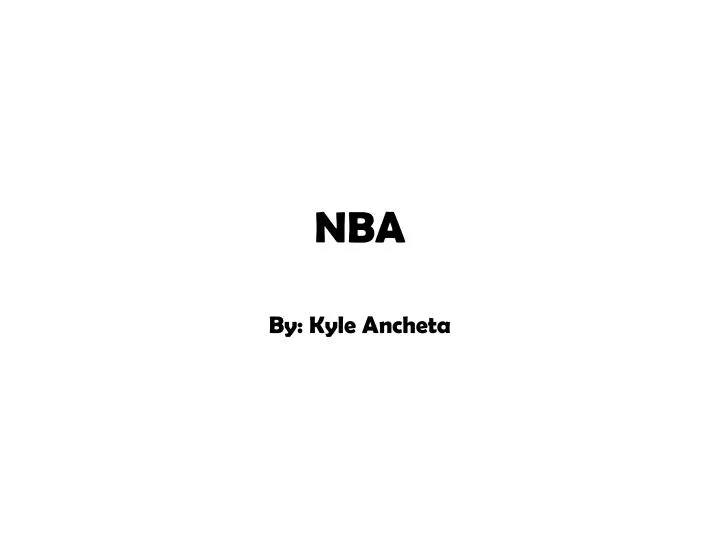 PPT - NBA PowerPoint Presentation, free download - ID:4448237