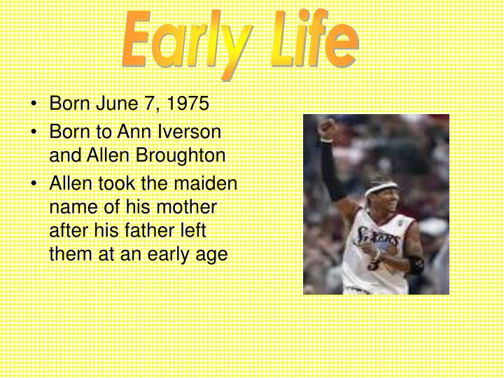 PPT - Allen Iverson PowerPoint Presentation - ID:4448382