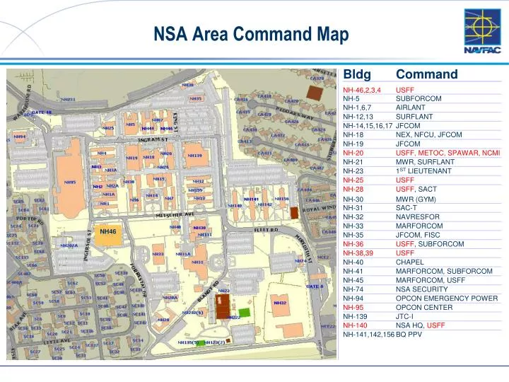 PPT - NSA Area Command Map PowerPoint Presentation, free download - ID ...