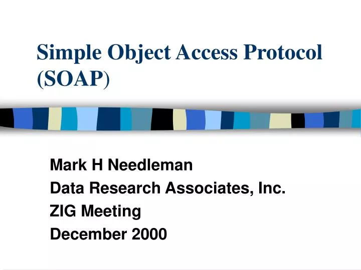 Ppt Simple Object Access Protocol Soap Powerpoint Presentation